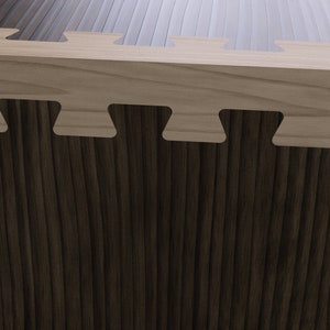 Dovetail Wooden Table .STEP Files: CNC Router Design - Etsy