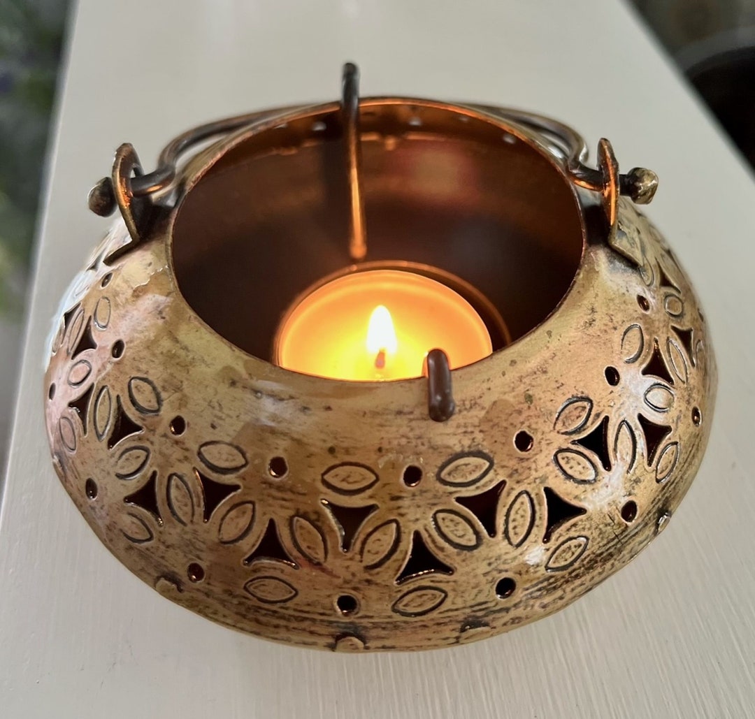Metal Tealight Incense Holder, Boho Chic Style for Relaxation, Ideal ...