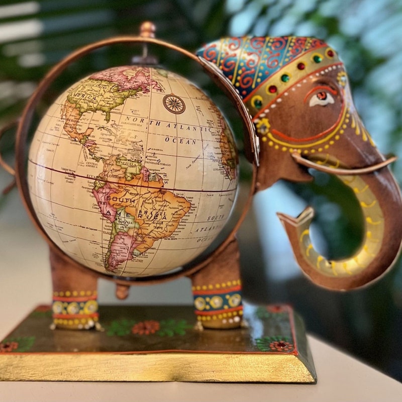 World Globes With Stand - Etsy