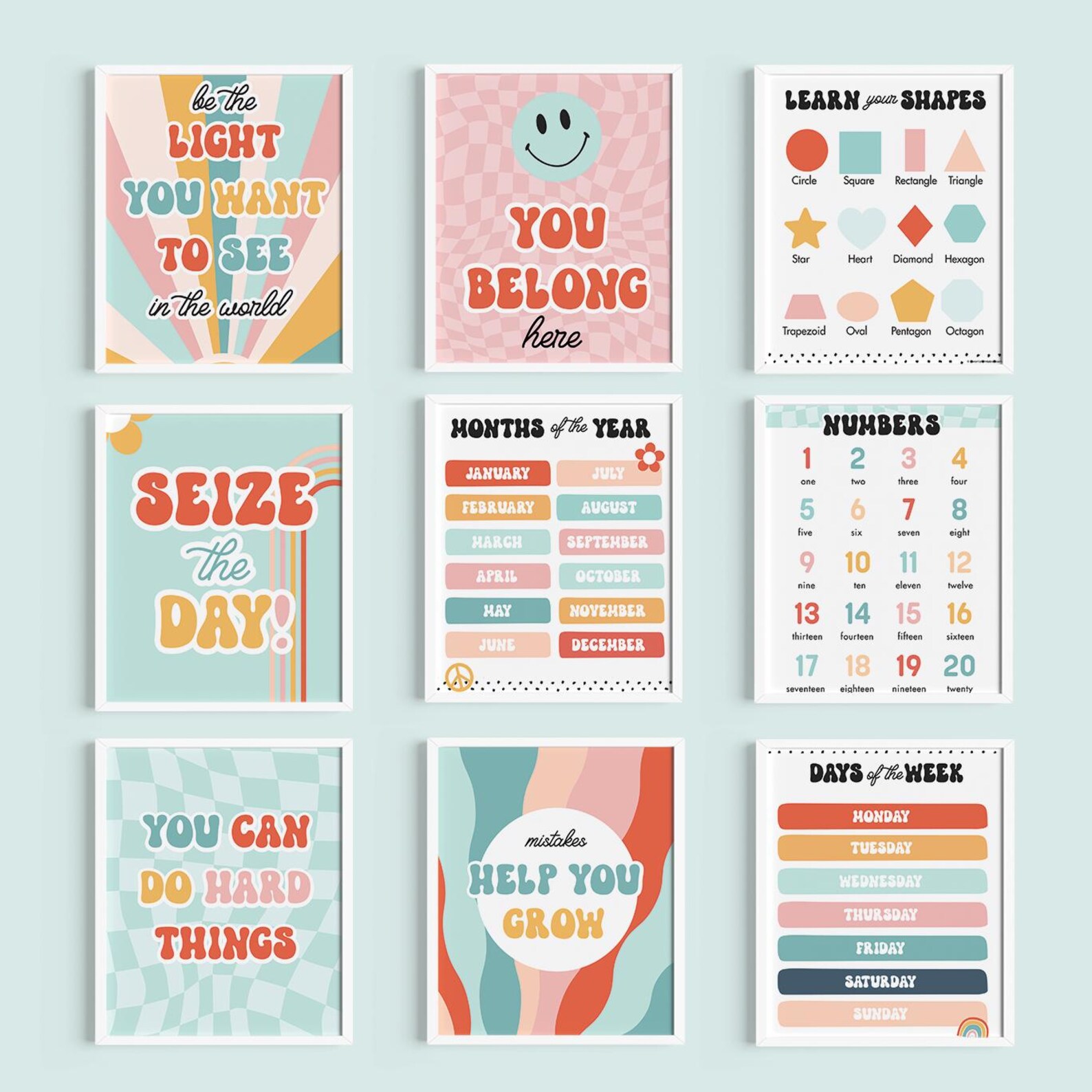 Groovy Classroom Decor Bundle - Etsy
