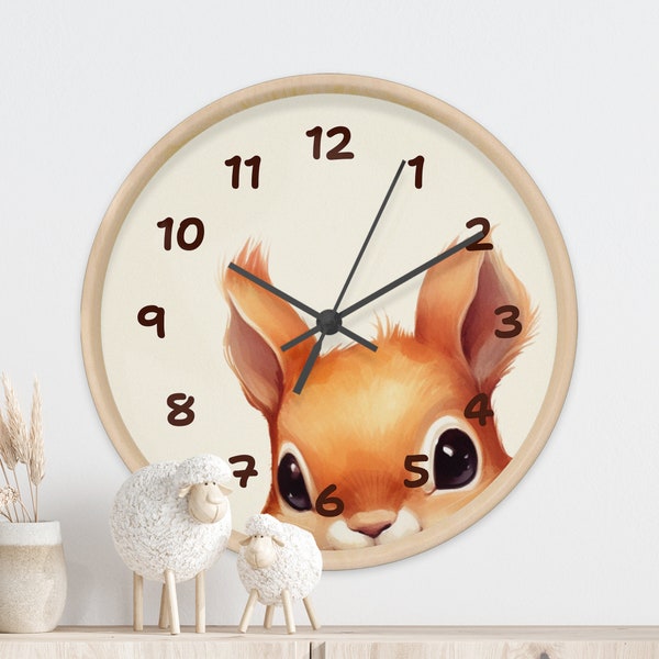 Squirrel Clock - Etsy