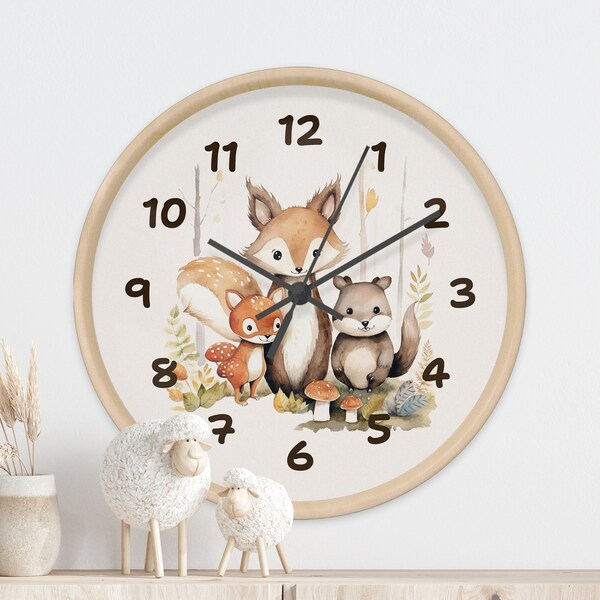 Kids Wall Clock - Etsy