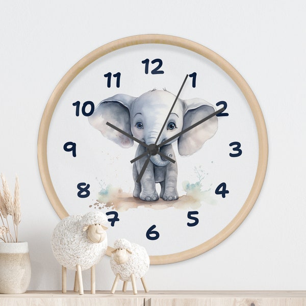 Elephant Clock - Etsy