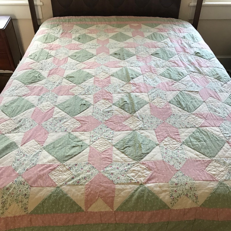 Pink Quilt - Etsy