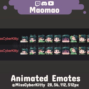 ANIMATED Twitch & Discord Emote Pack Medical Apothecary Anime Cat Girl ...