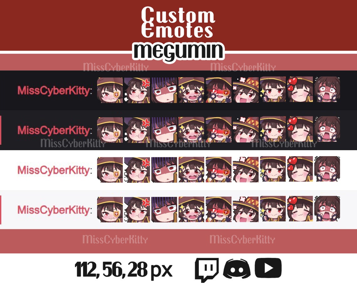 Twitch & Discord Emote Pack Explosion Magic Anime Girl Magician Arch ...