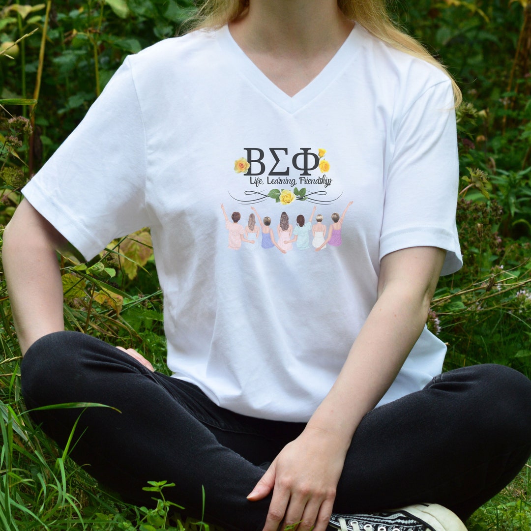 BSP - Gathered Sisters Jersey Short Sleeve V-neck Tee - Etsy