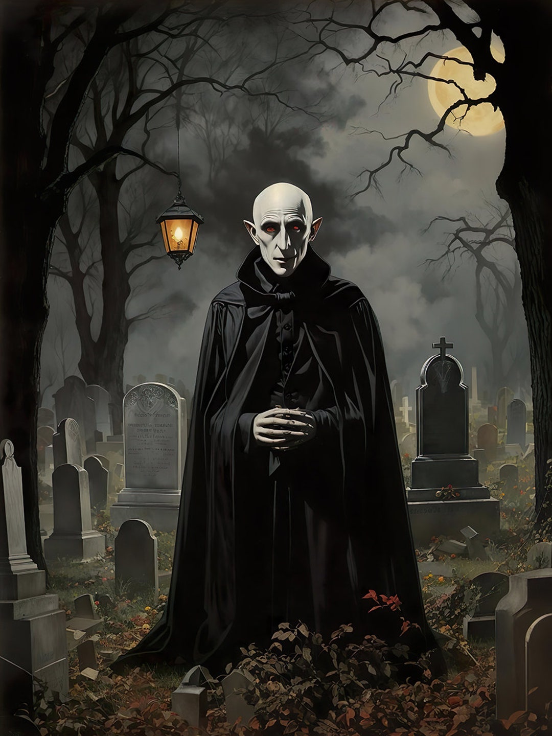 HALLOWEEN - Nosferatu 02 - Vampire, Cemetery, Count Orlock, Classic ...