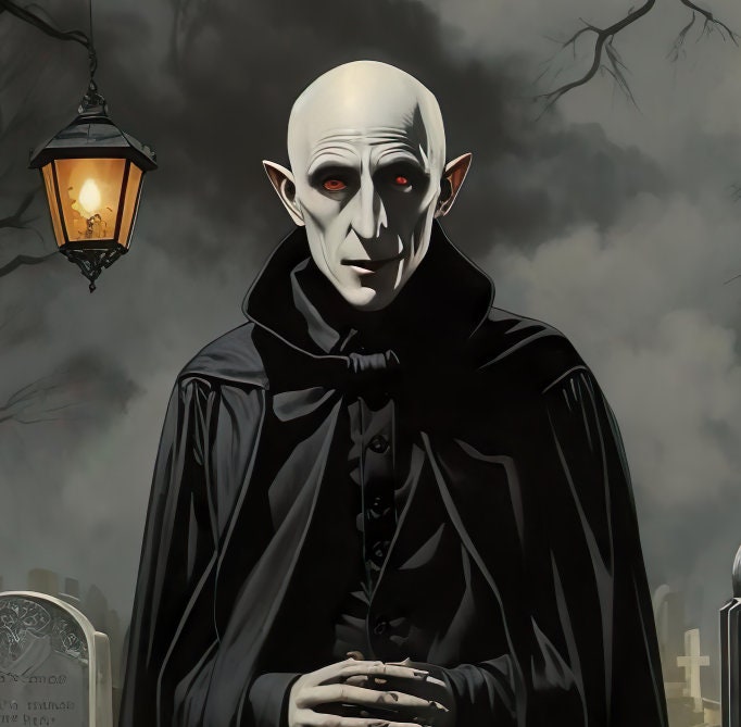 HALLOWEEN - Nosferatu 02 - Vampire, Cemetery, Count Orlock, Classic ...