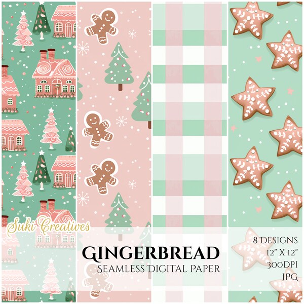 Pink Gingerbread Wallpaper - Etsy