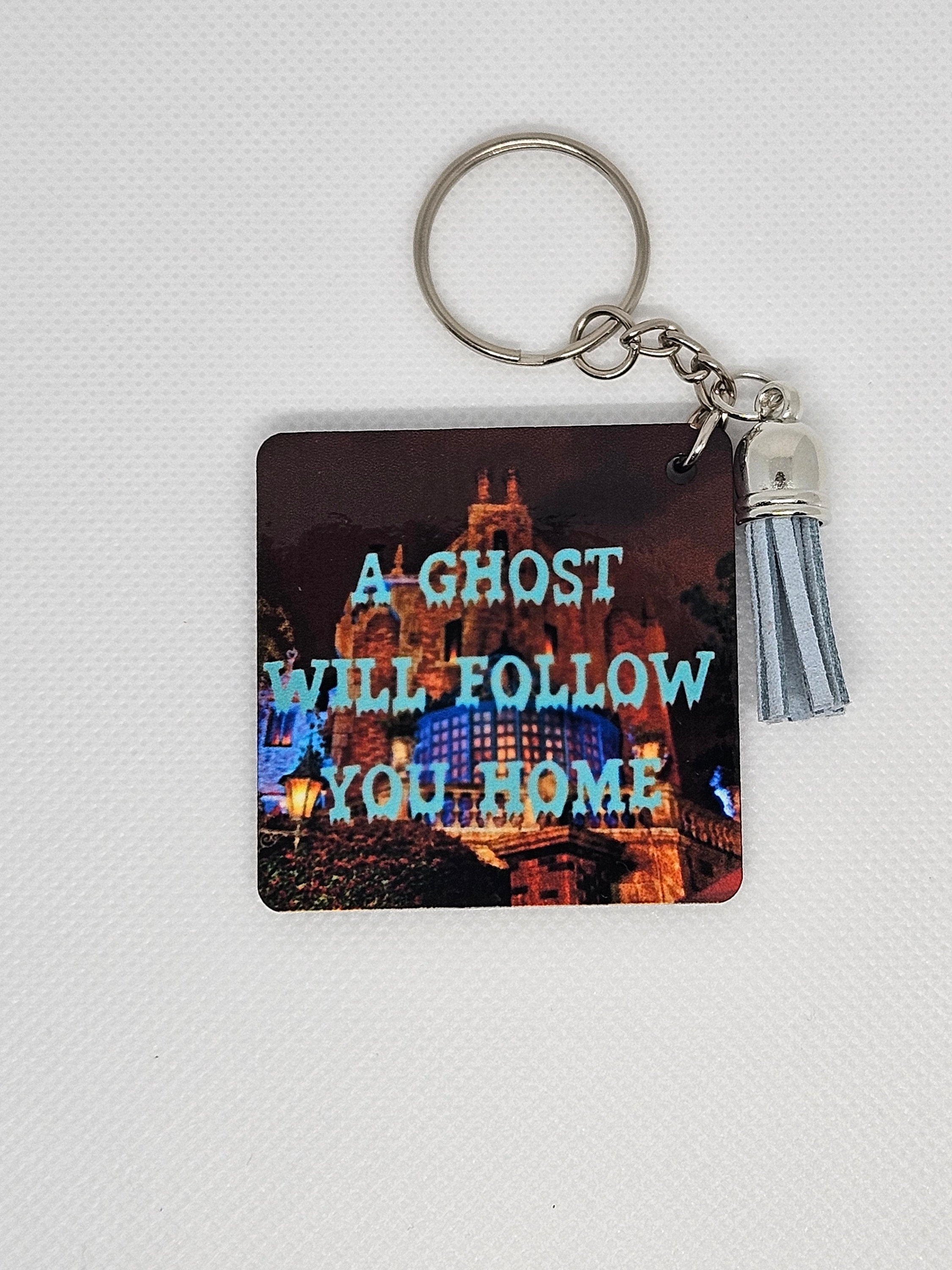 Haunted Mansion Hitchhiking Ghosts Keychain - Etsy