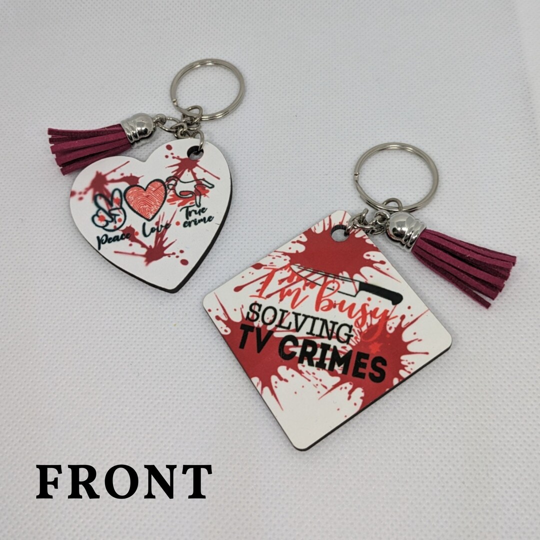 True Crime Keychains - Etsy