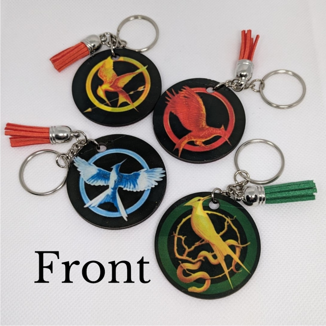 Hunger Games Book and Movie Cover Keychains - Etsy