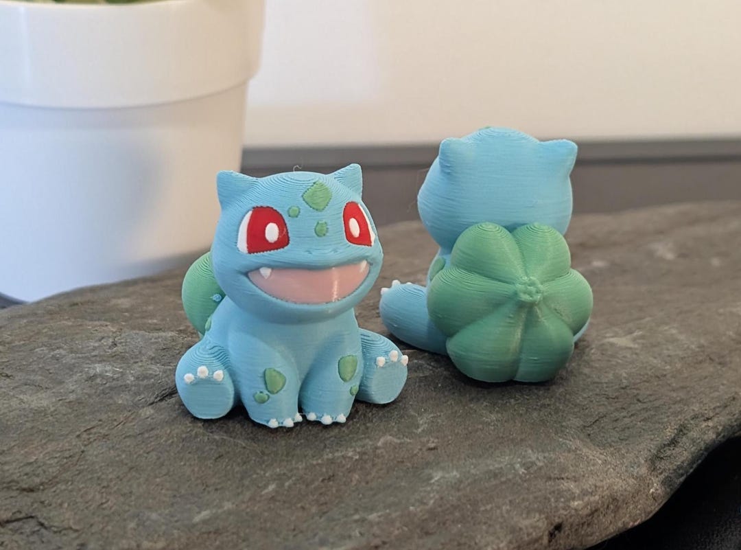 Cute Mini Chibi Bulbasaur Pokémon Statue | Pokemon Gen 1 Starter ...