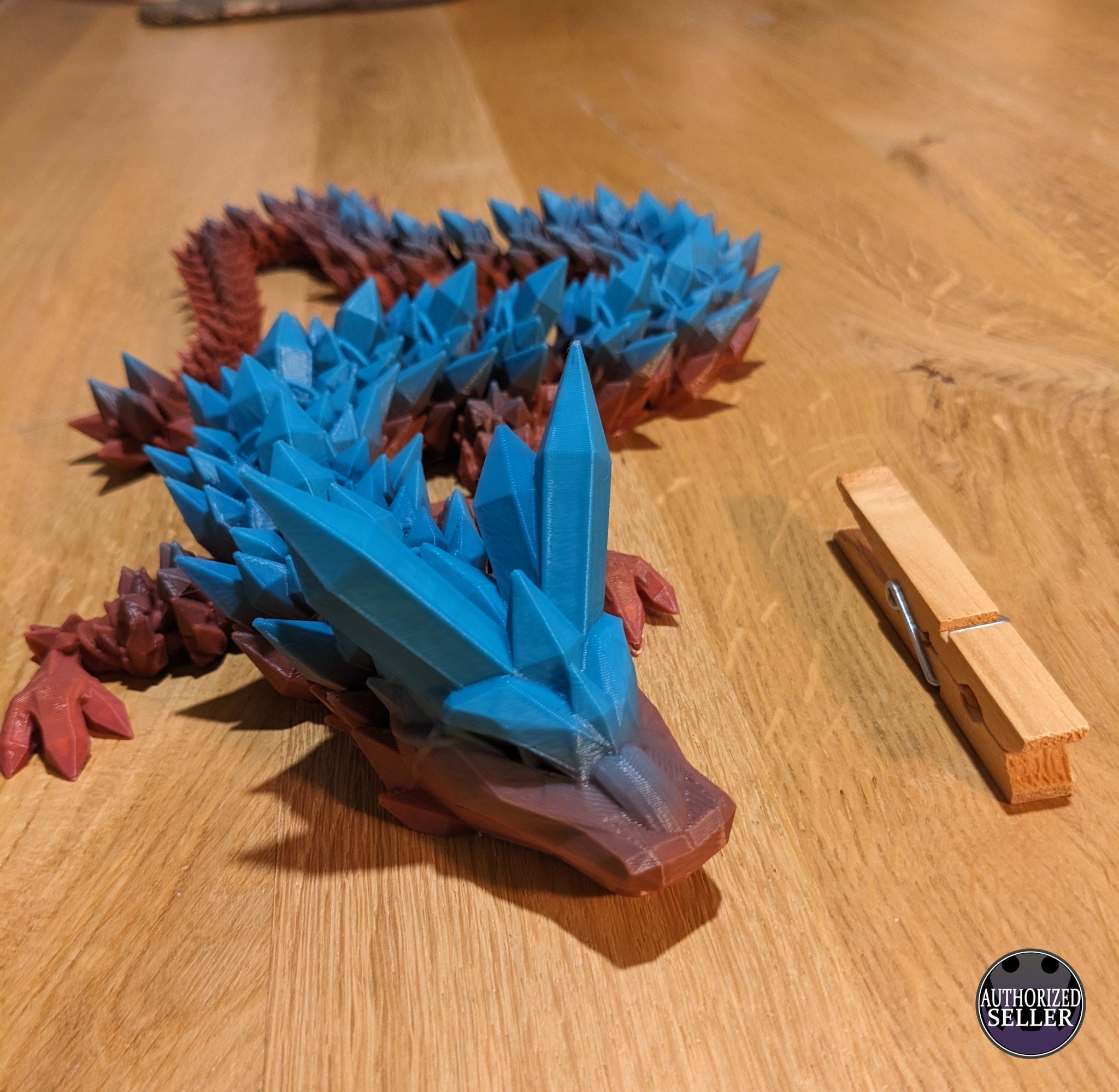 Articulated Crystal Dragon, Fidget Toy, Desk Toy, Mythical Creature - Etsy