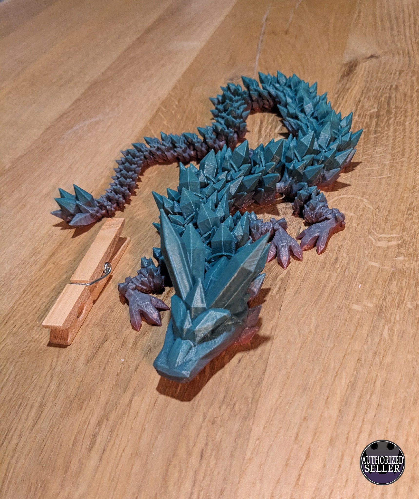 Articulated Crystal Dragon, Fidget Toy, Desk Toy, Mythical Creature - Etsy