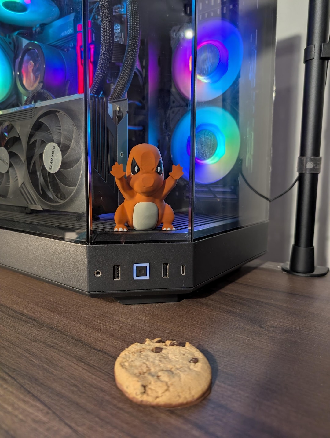 Charmander Figurine | Inspired by #44 Pokémon Card | PC Case Buddy ...