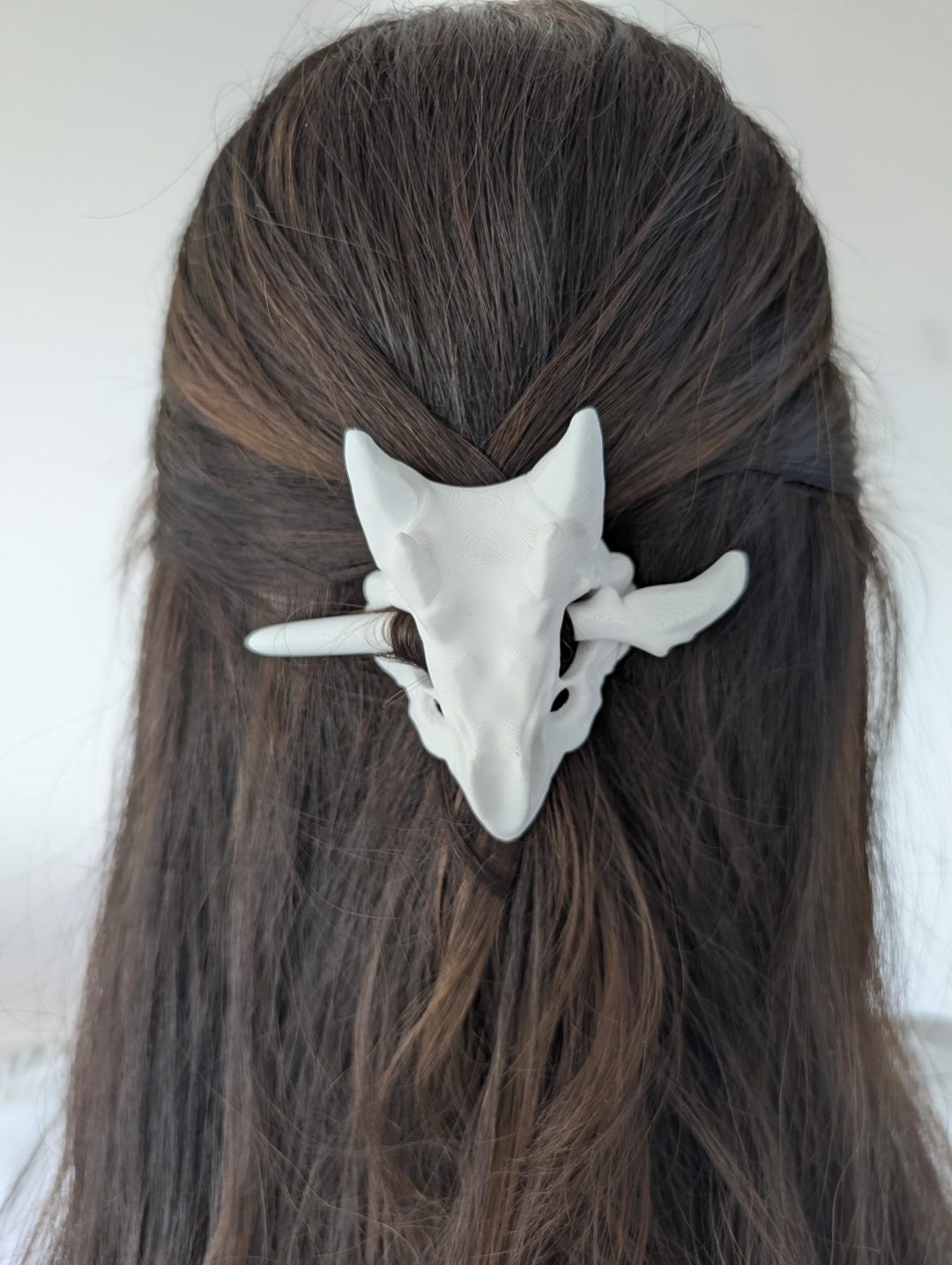 Fantasy Dragon Skull Hairpin – Gothic Medieval Hair Accessory for ...