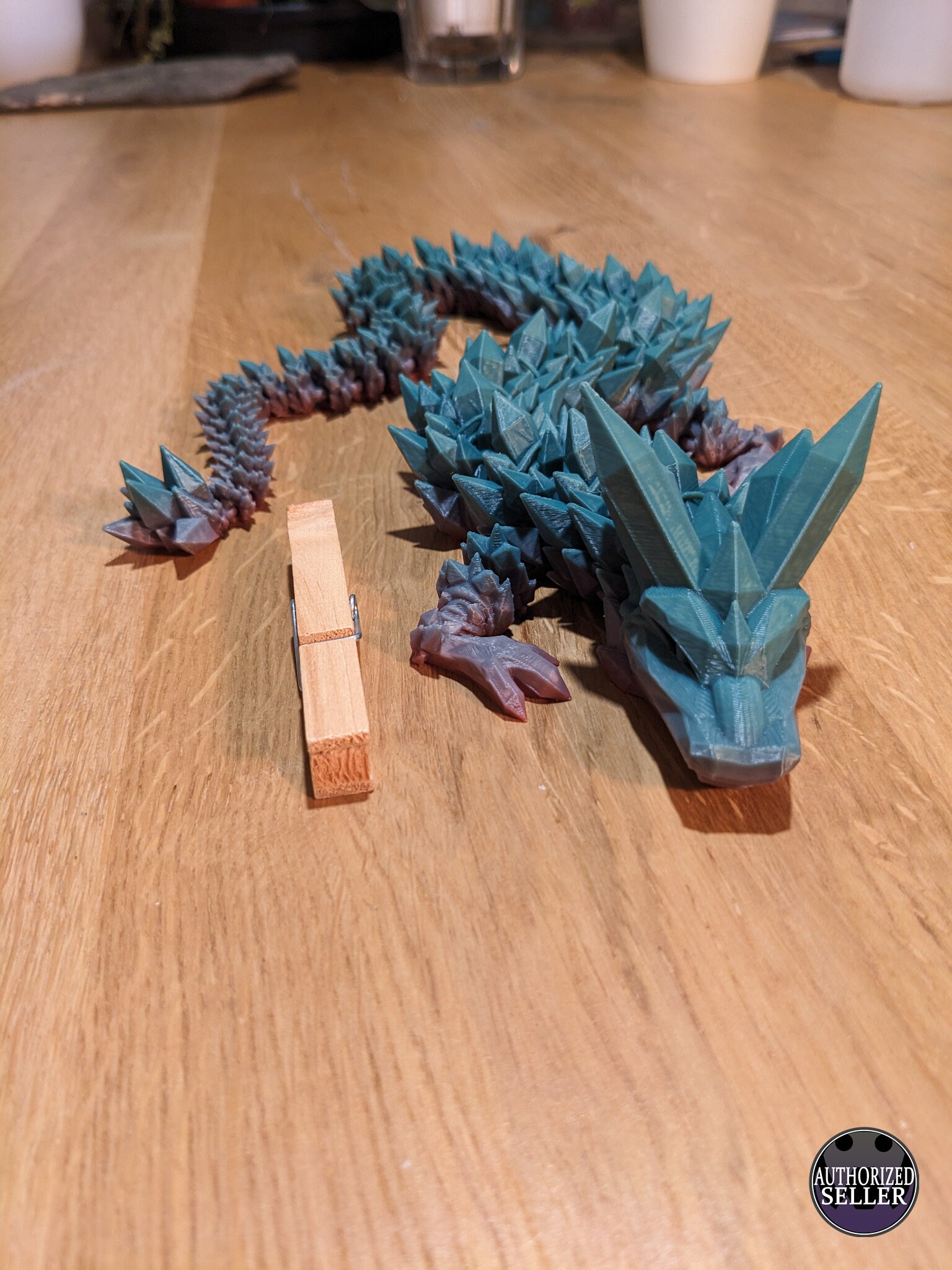 Articulated Crystal Dragon, Fidget Toy, Desk Toy, Mythical Creature - Etsy