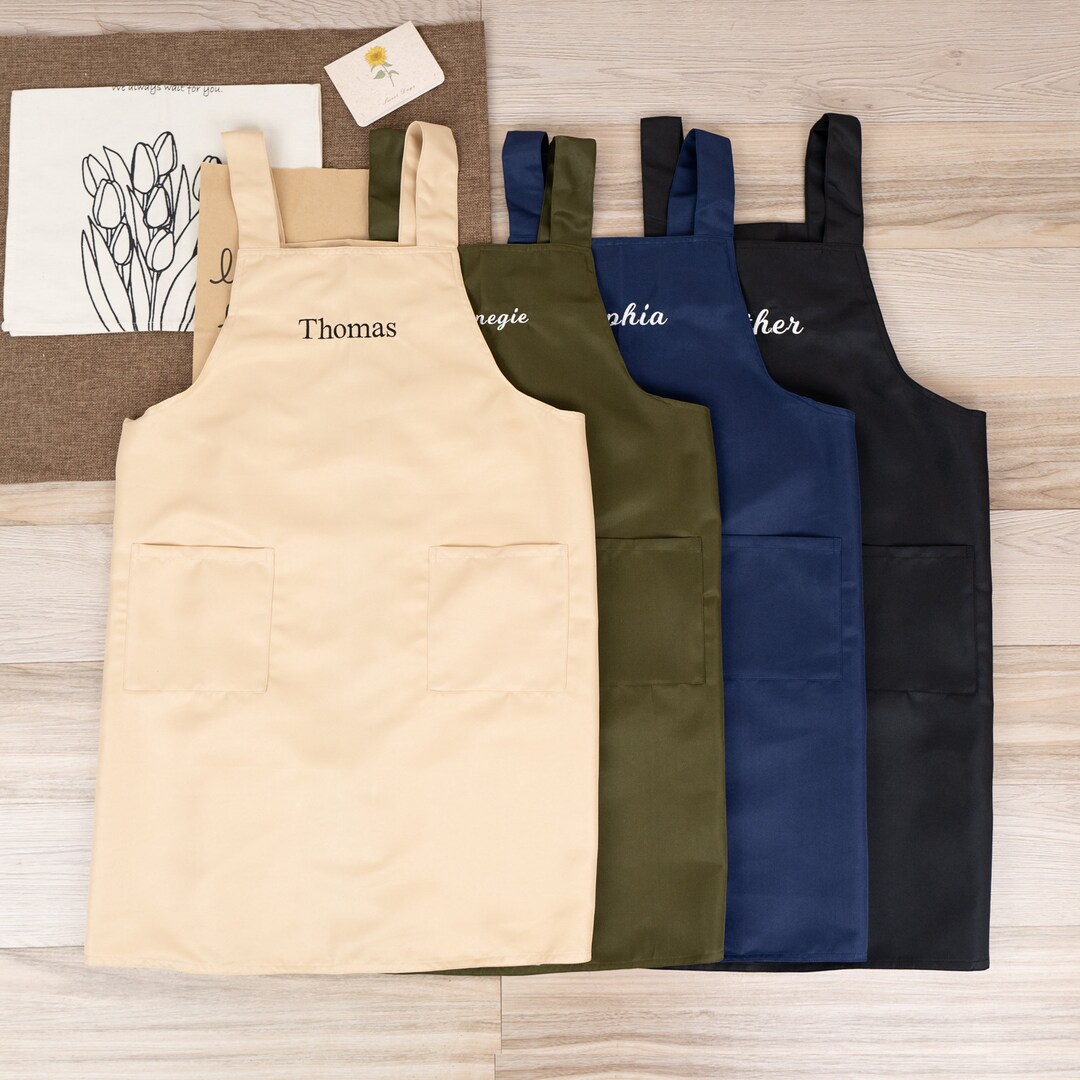 Personalized Cooking Apron: Anti-splash Polyester Artist Apron With ...