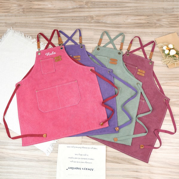 Embroidered Aprons - Etsy