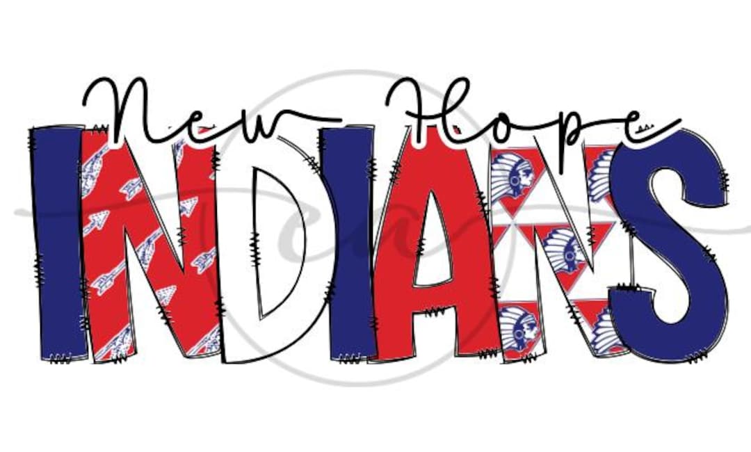 New Hope Indians PNG Download - Etsy
