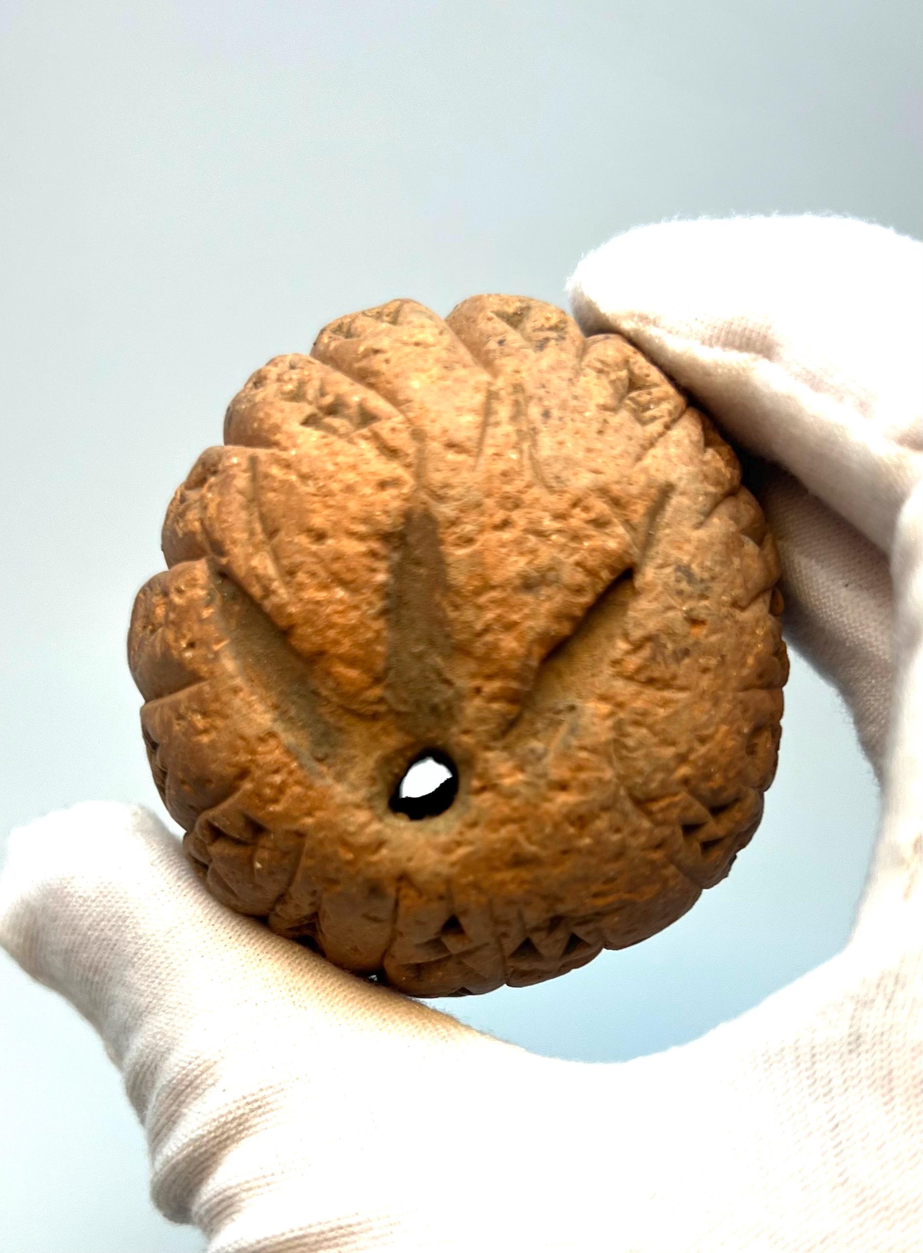 Genuine Ancient Sumerian Cuneiform Tablet "bulla" (merchant Seal) Clay ...