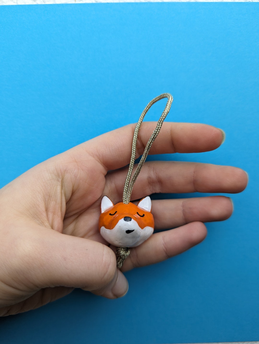 Fox Key Ring, Charm, Fox Head Ornament - Etsy