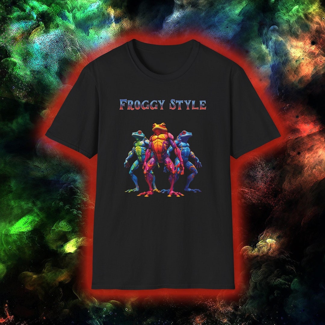 Froggy Style Weirdcore T-shirt, Frogs Meme Shirt, Frog Lovers Shirt ...