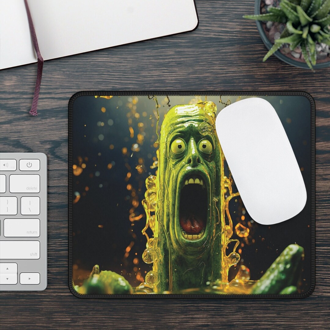 Emotional Pickle Mousepad, Odd Weird Gift, Pickle Lover Gift, Funny ...