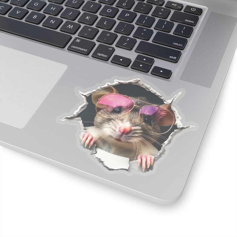 Mouse Hole Sticker Decal, Mouse Hole Wall Sticker Gift, 3D Mouse Decal ...