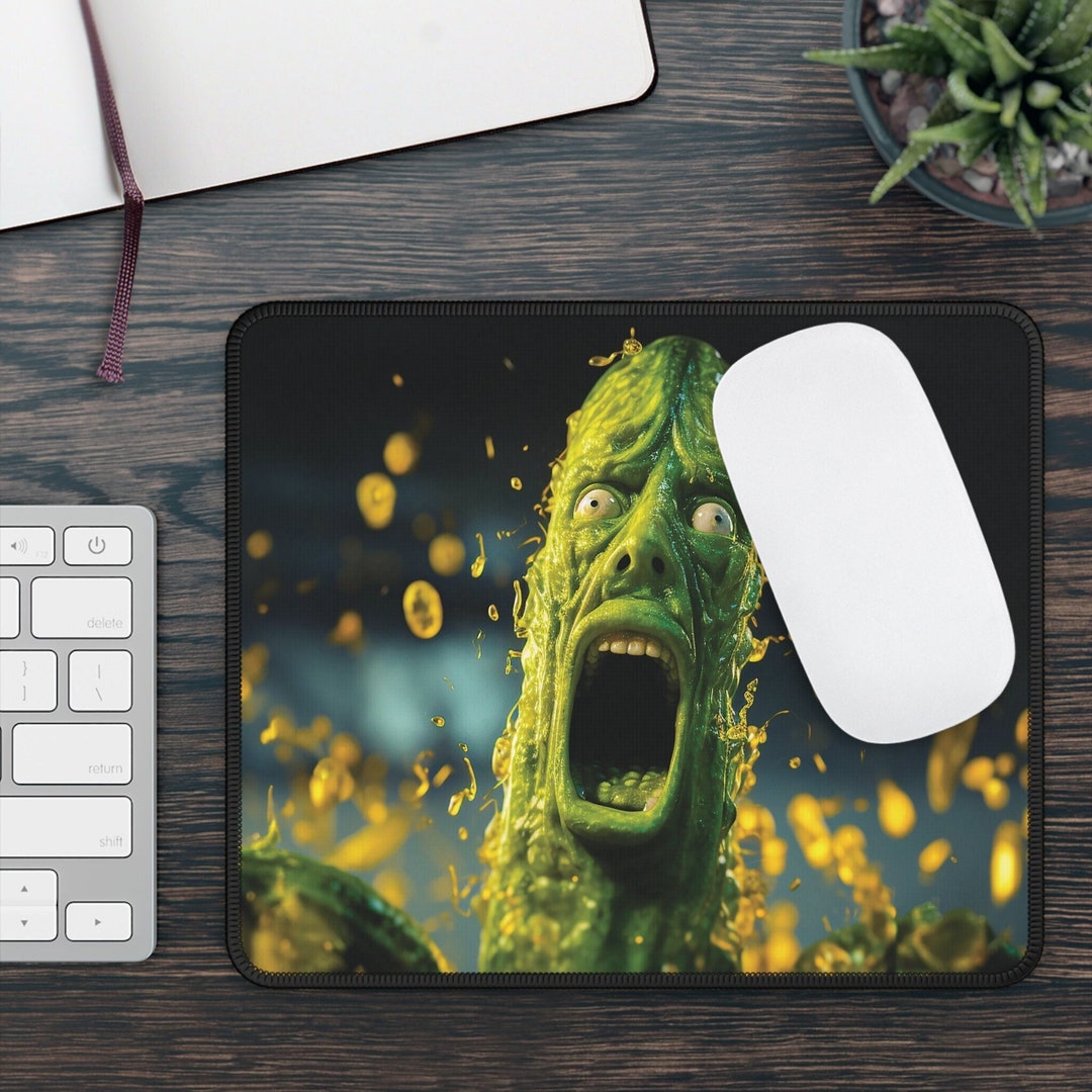 Funny Pickle Gift Mousepad, Pickle Lover Office Desk Decor Gift ...
