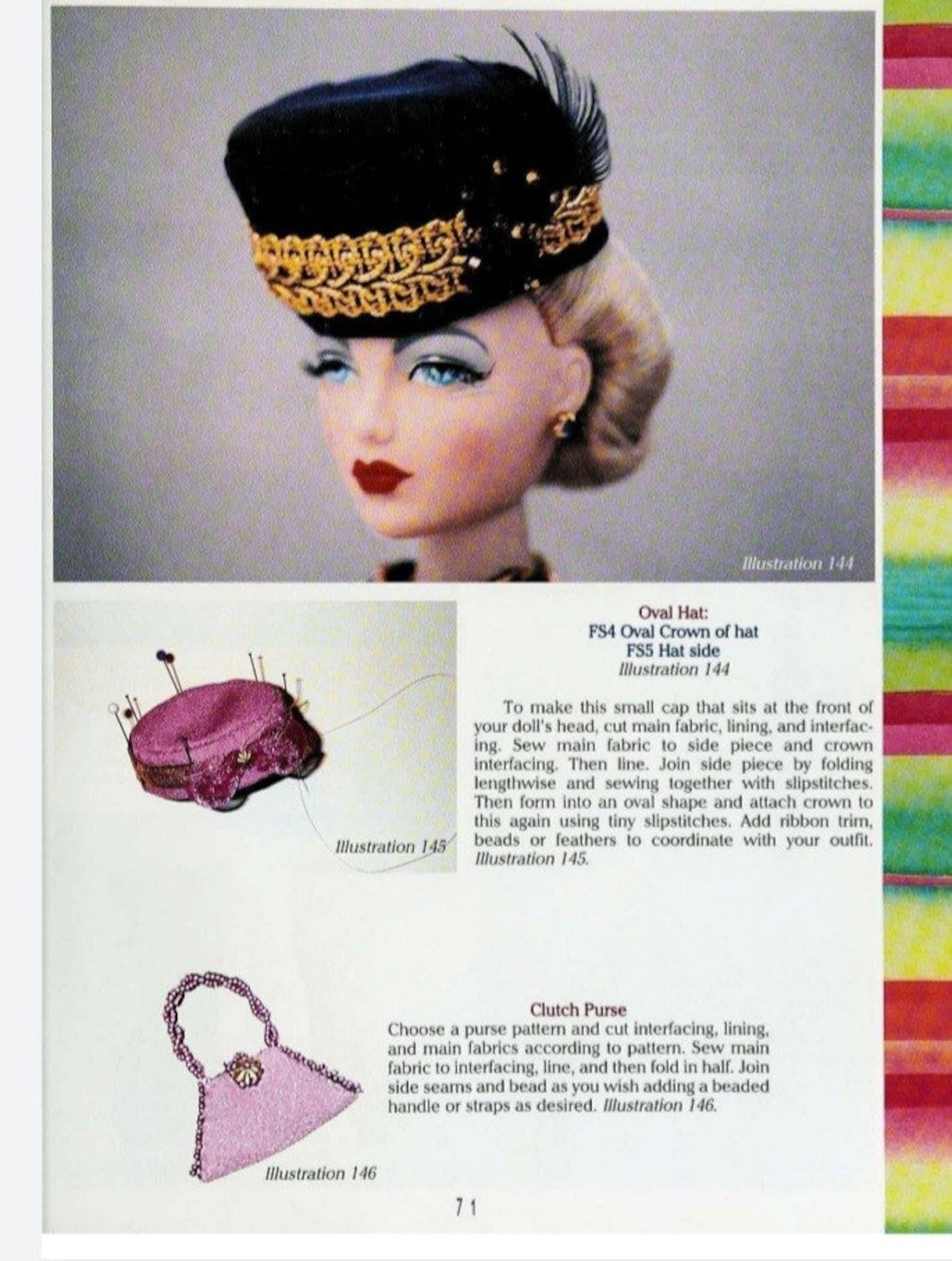 Period and Contemporary Book With Patterns for 15.5" 16" Fashion Dolls ...