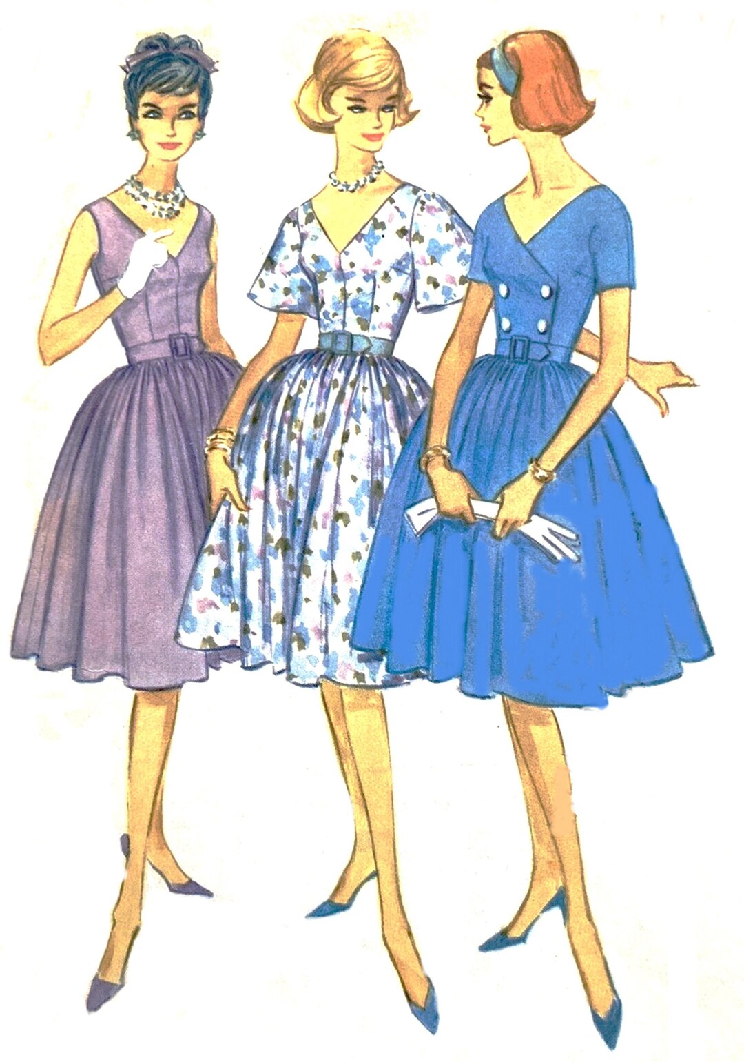 Tyler Pattern Reproduction Mccall 5407 Ladies Luncheon Tonner Doll's PDF Download - Etsy