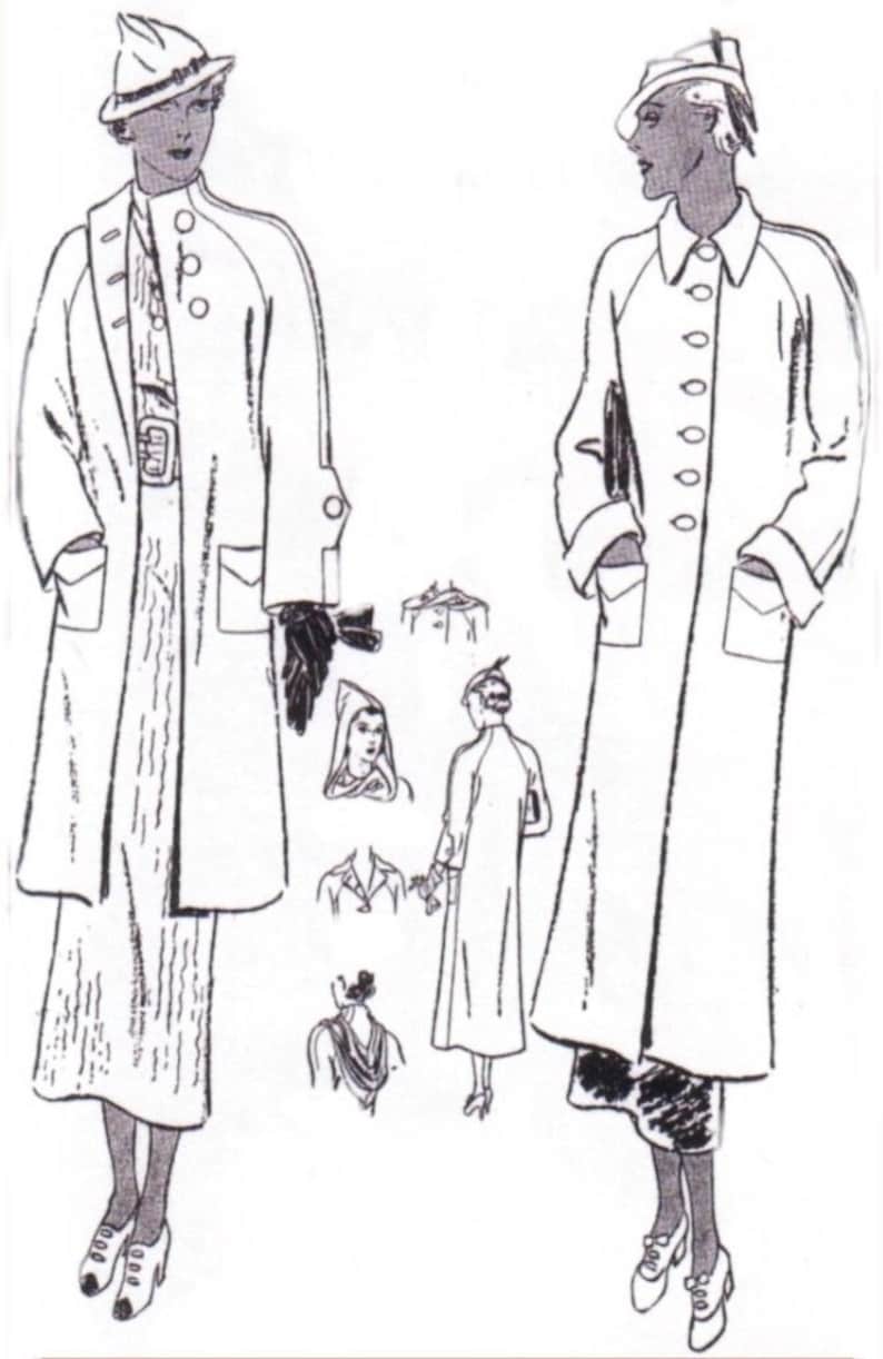 105 Doll Pattern Hello Dolly Boutique 1030"s Swagger Coat With Detached ...