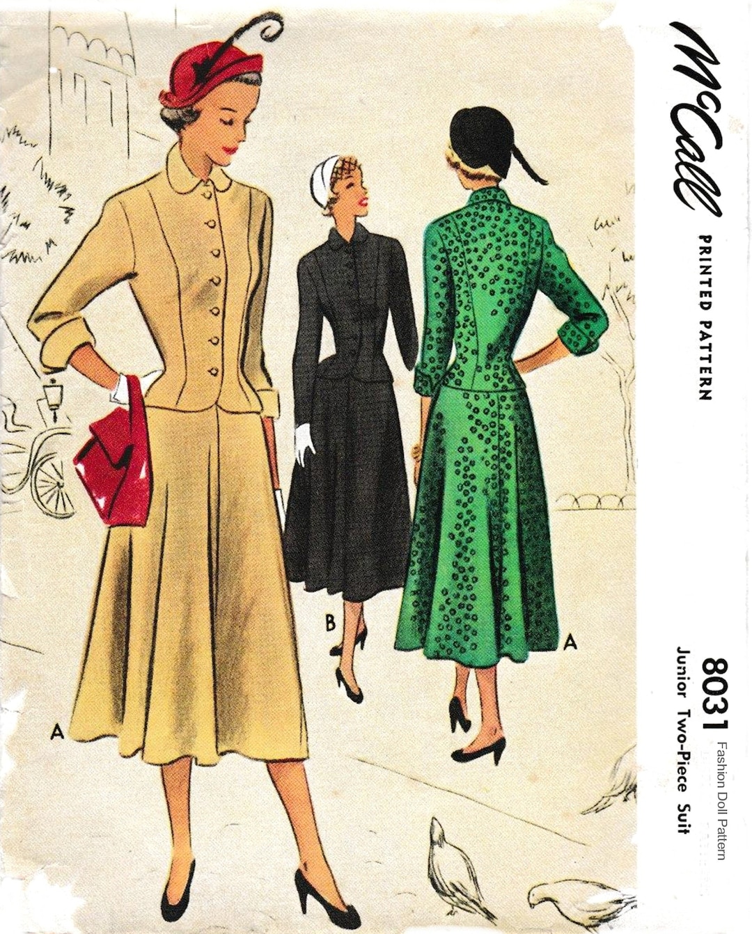 Gene Marshall Doll Suit Pattern, Mccall 8031 Reproduction (PDF) - Etsy