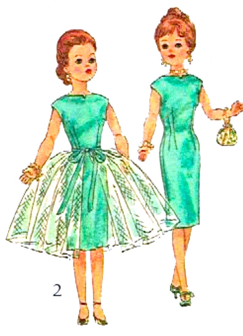 Vintage Sewing Pattern for 18” High Heel Figure Dolls-simplicity 3252 ...