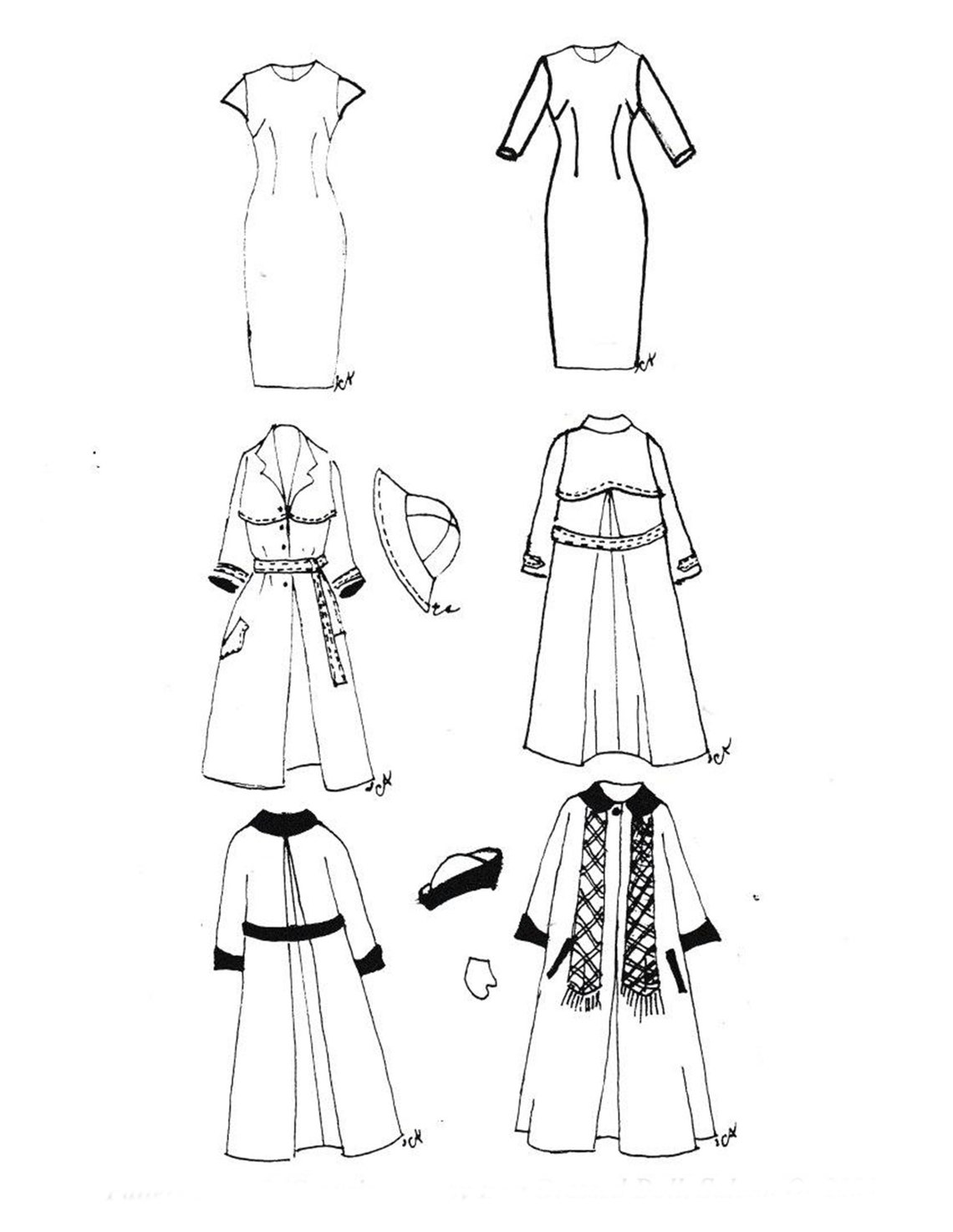 Cissy Doll Pattern Dress and Two Coat and Hat Styles PDF - Etsy