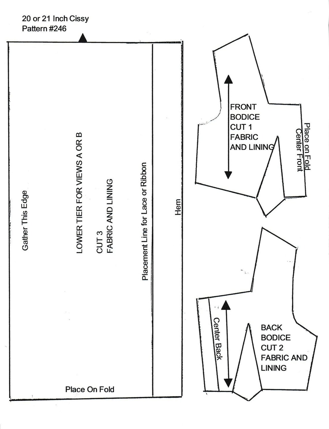 22-inch American Model or Similar Tonner Fashion Dolls Pattern English ...