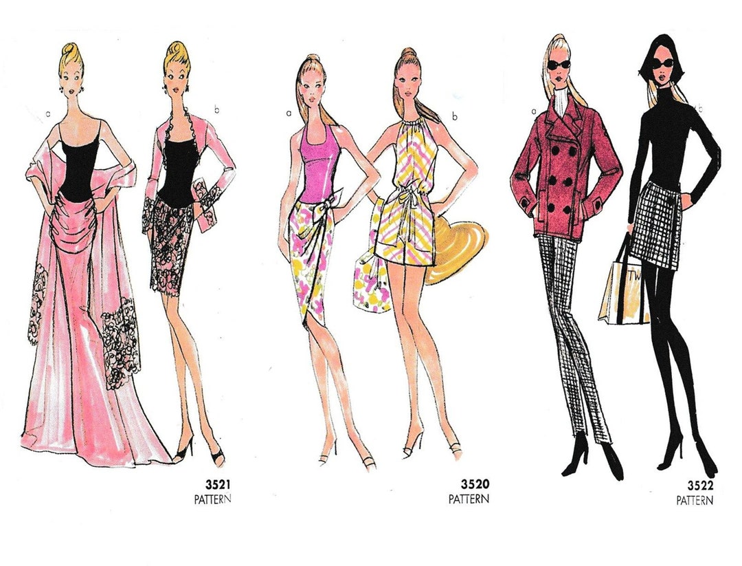 SALE All 3 Tyler Wentworth Collection Patterns Number 3520 3521 3522 16 ...