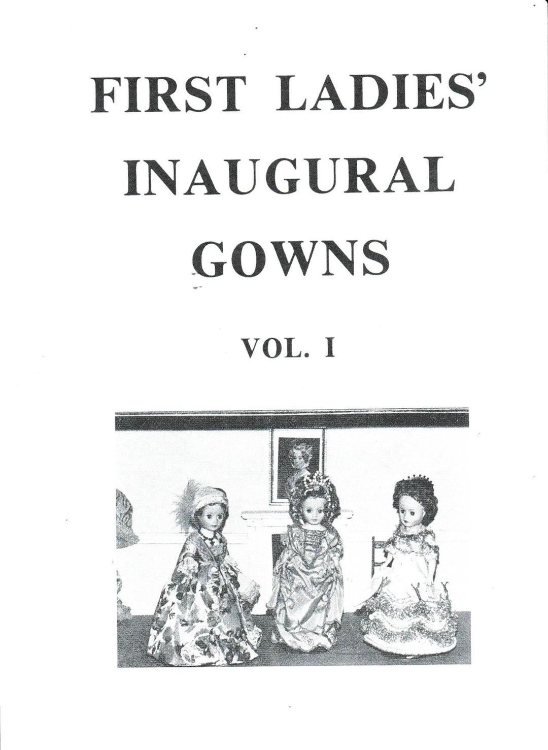 First Ladies Inaugural Gowns Vol One 12 Inch Cloth Doll Patterns PDF - Etsy