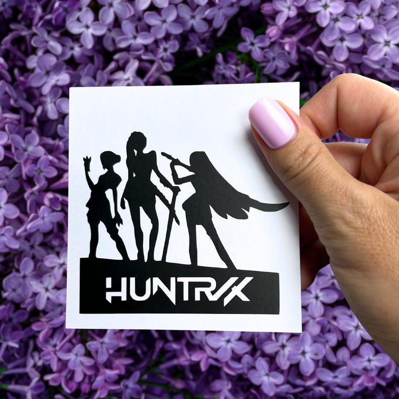 Huntrix Inspired Decal- Demon Hunters Silhouette Decals - Etsy UK
