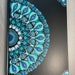 Hand-painted Mandala Journal-hardcover Ruled Notebook-diary Dot Art ...