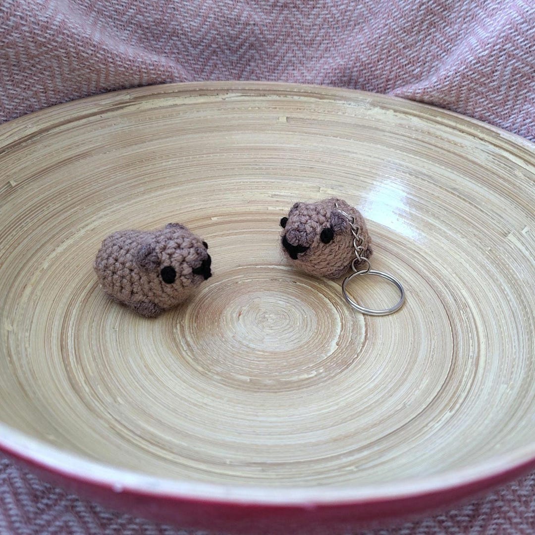 Mini Capybara (also as a Keychain) - Etsy