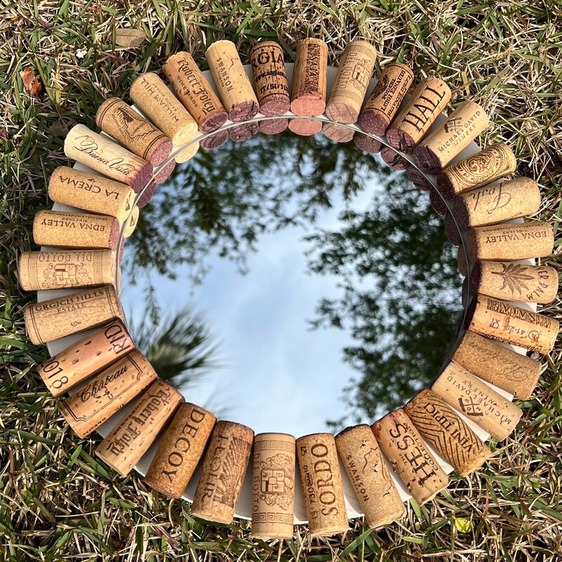 Cork Mirror - Etsy