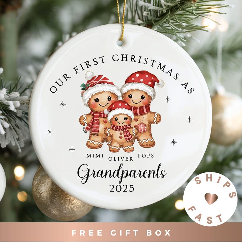 First Christmas as Poppy - Etsy