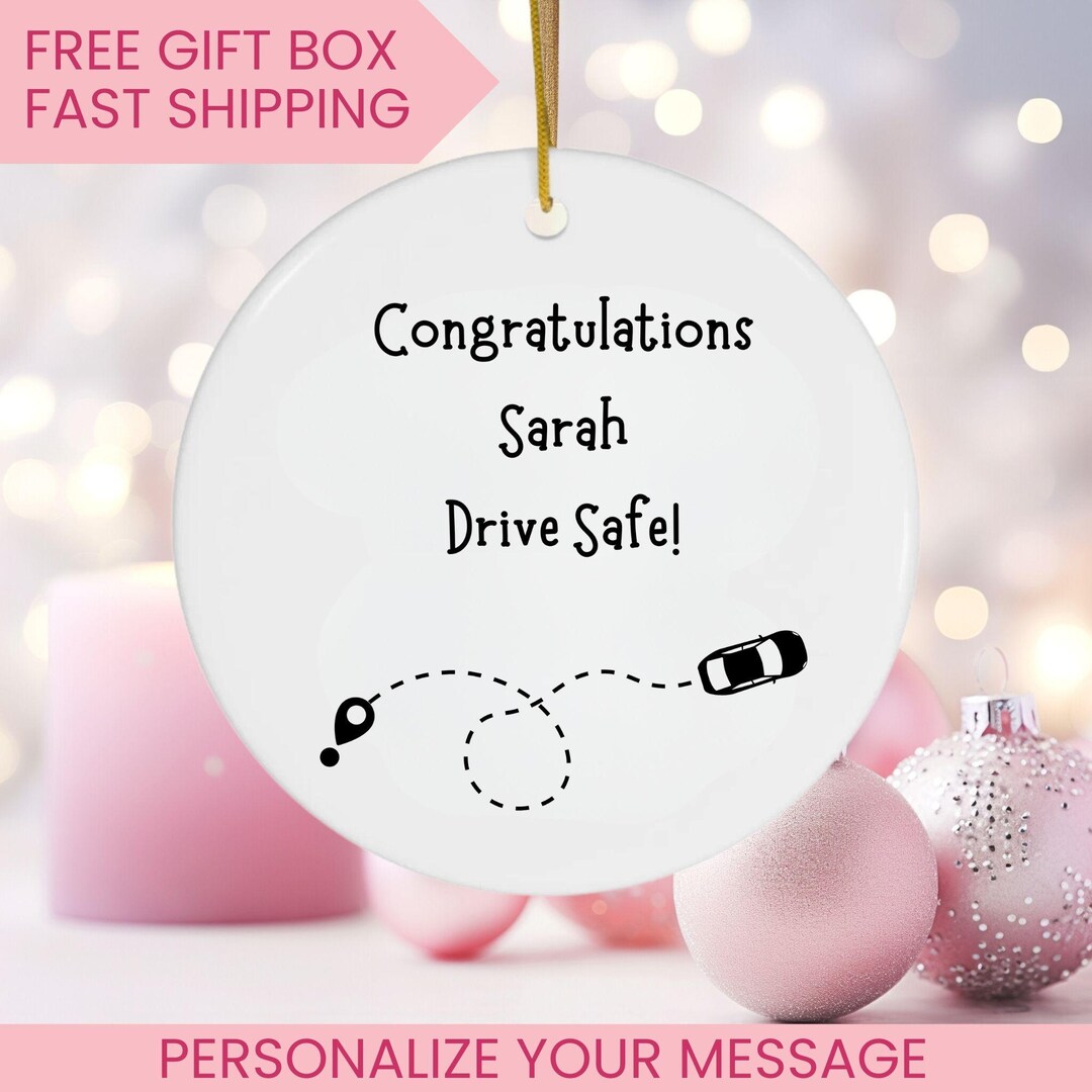 Personalized Passed Driving Test Gift, Custom First Car Keepsake, Gift ...