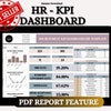 HR Budget & Expenses Tracker Excel Template | Automated HR Analysis ...