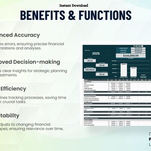Financial Balance Sheet Dashboard Excel Template With Auto PDF Report ...