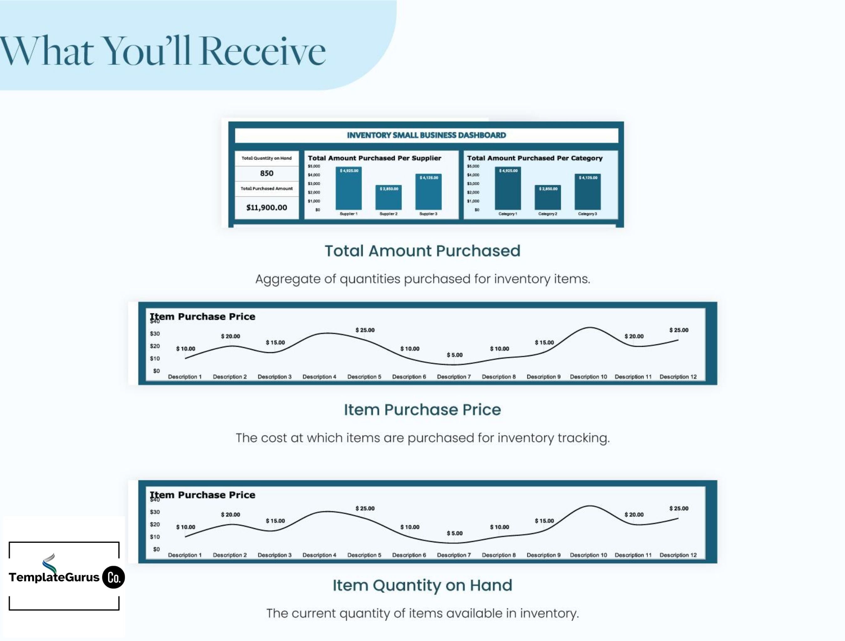 Inventory Management Excel Tool Template With Dashboard and Auto PDF ...